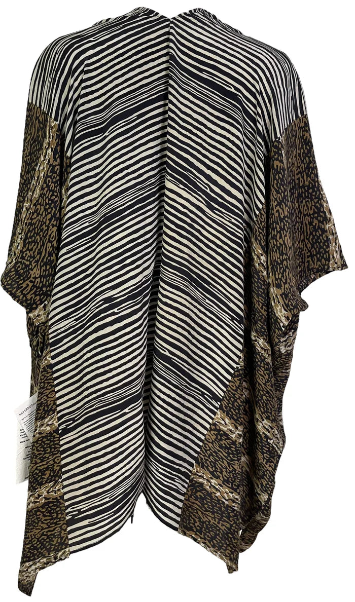 ZEBRA PRINT SILK CARDIGAN – Suttles & Seawinds